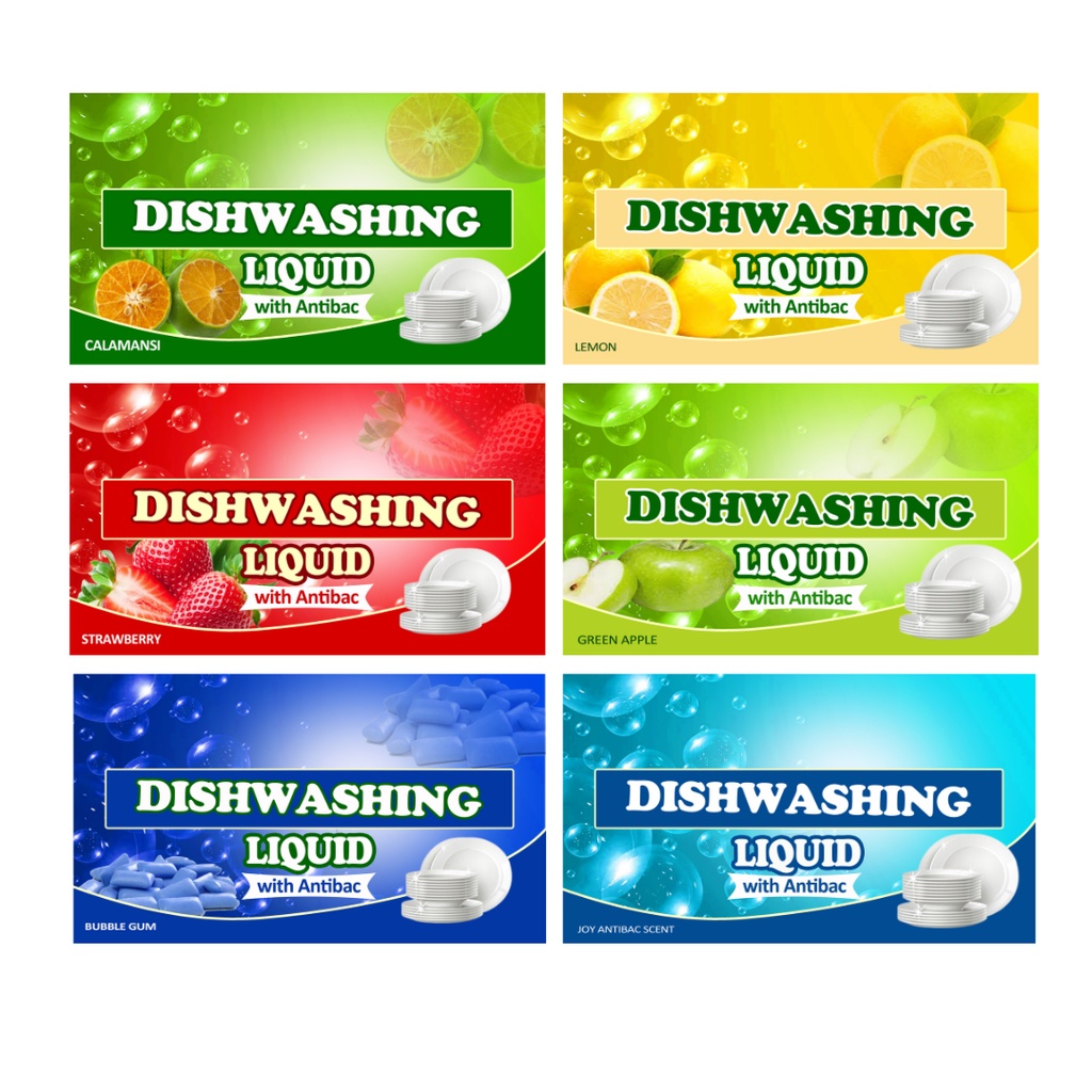 STICKER LABEL FOR DISHWASHING LIQUID 10 PCS Shopee Philippines