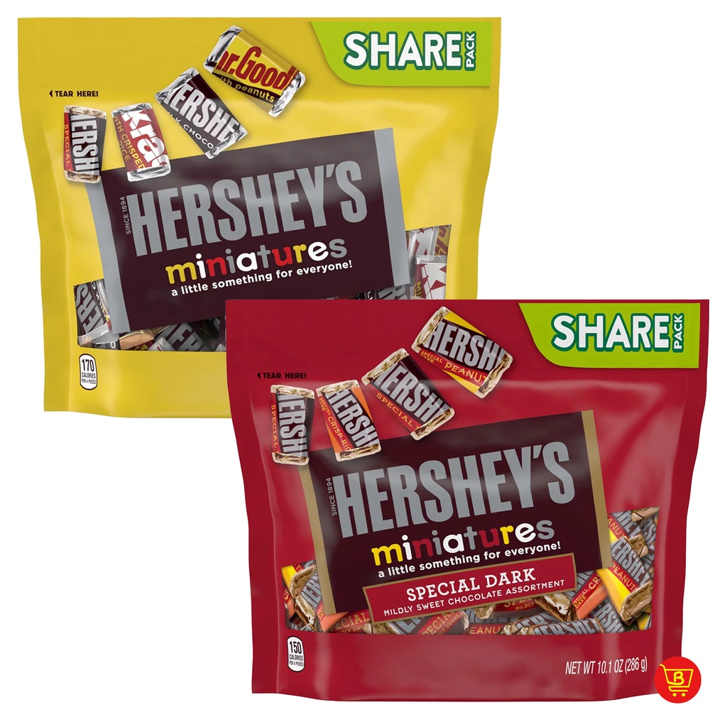 Hershey's Miniatures Share Pack (Assortment 294g / SPECIAL DARK 286g ...
