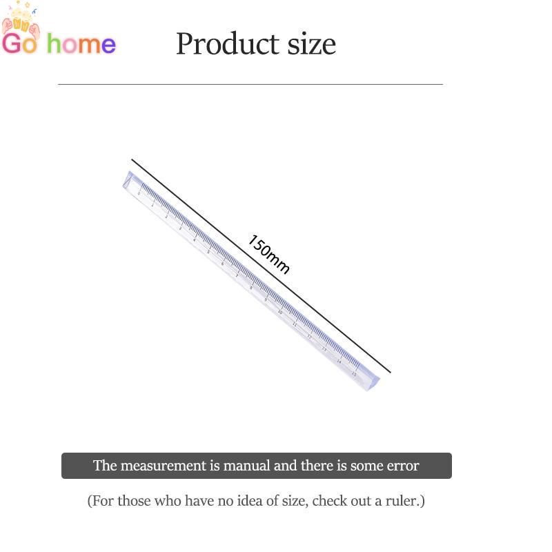 Creative Simple Transparent Triangular Scale Ruler Drawing Template ...