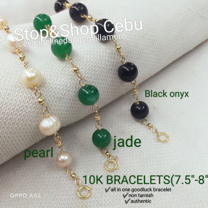 Stop&Shop Cebu 10K BRACELETS(7.5"-8") | Shopee Philippines