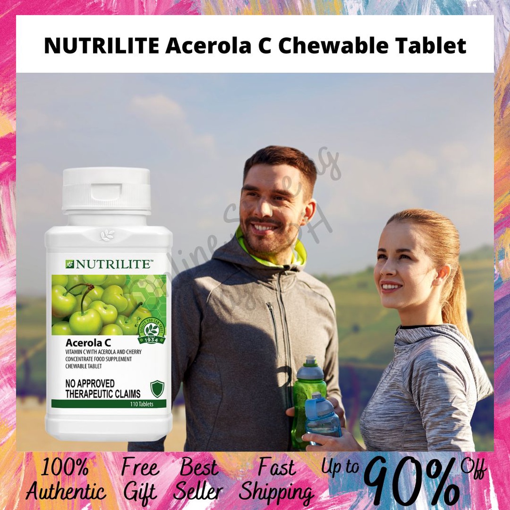 NUTRILITE Acerola Vitamin C Chewable Tablet blend of acerola cherries ...