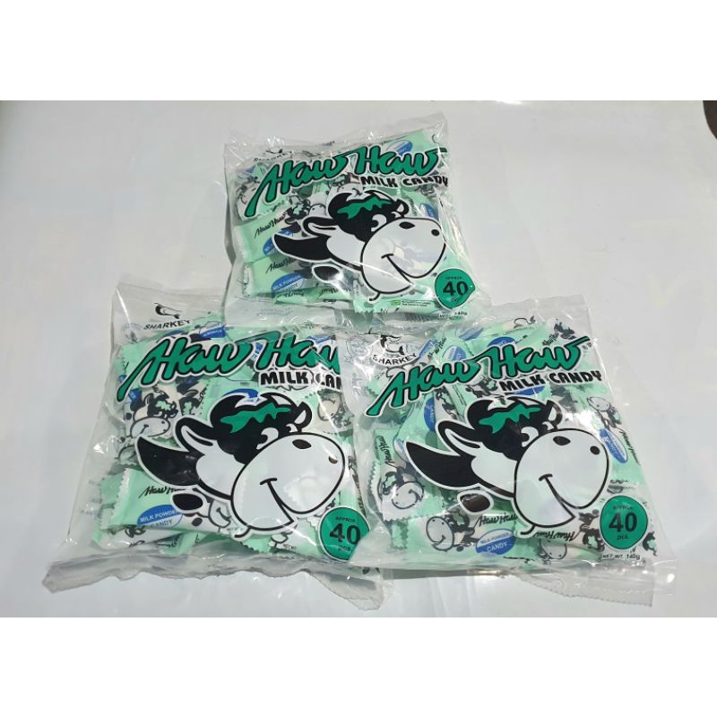 3 Pack Hawhaw Candy Milk Chocolate 40pcs | Shopee Philippines