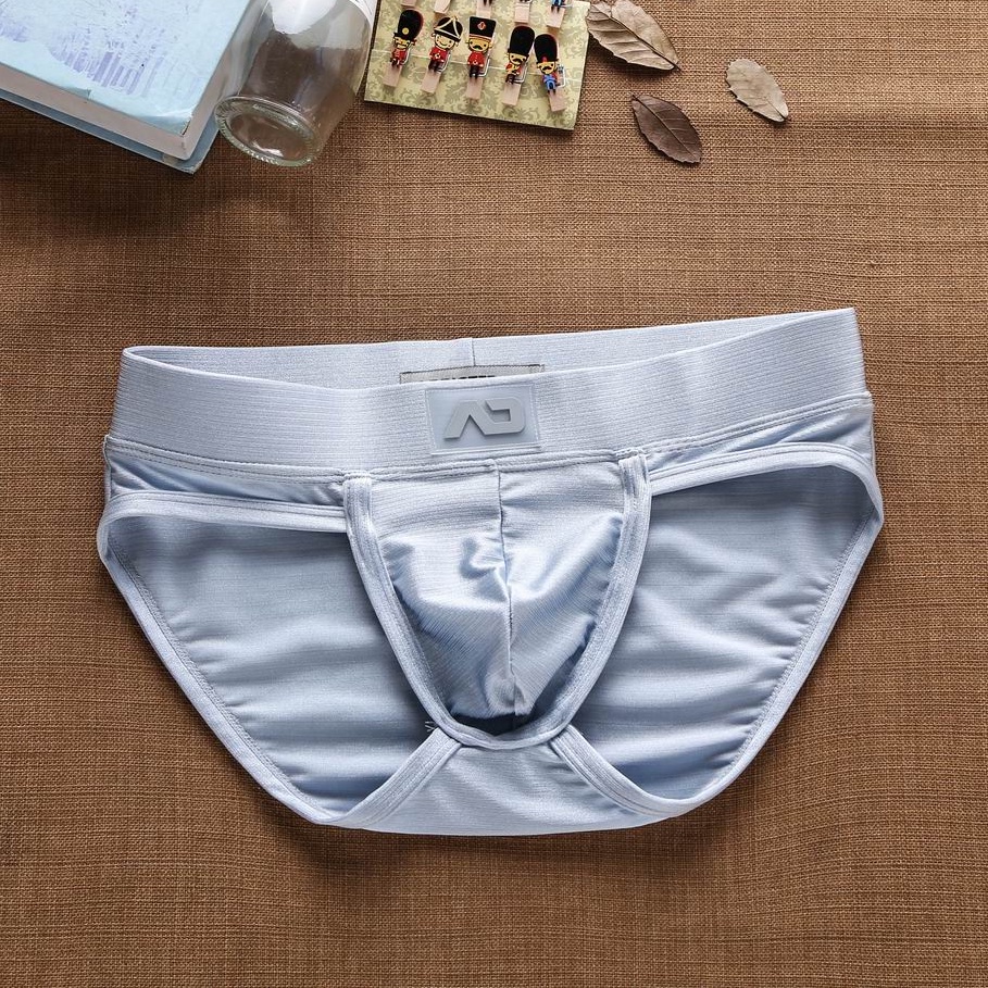 Addicted Men Silk Satin Silver High-Cut Briefs Man Underwear Boy ...