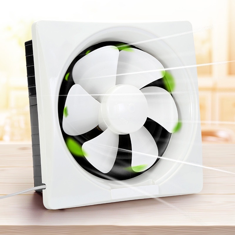 DC solar 12V square 6 "- 12" exhaust fan Household kitchen Toilet ...