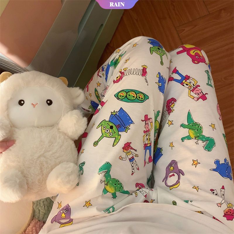Toy Story Alien Cute New Pajama Pants Kawaii Anime Home Pants Female ...
