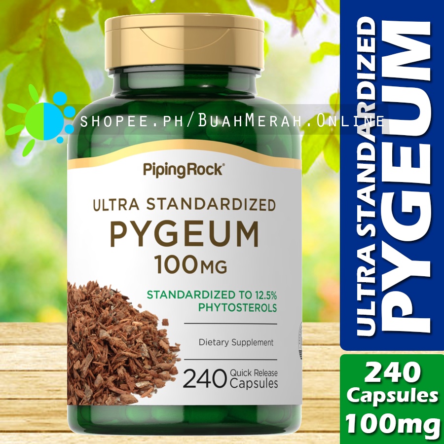 PYGEUM BARK EXTRACT 100mg x 240 Capsules Ultra Standardized ...