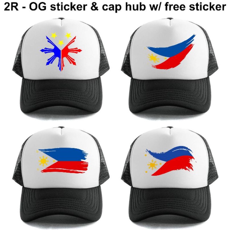 PHILIPPINE FLAG TRUCKER CAP MESH CAP NET CAP | Shopee Philippines