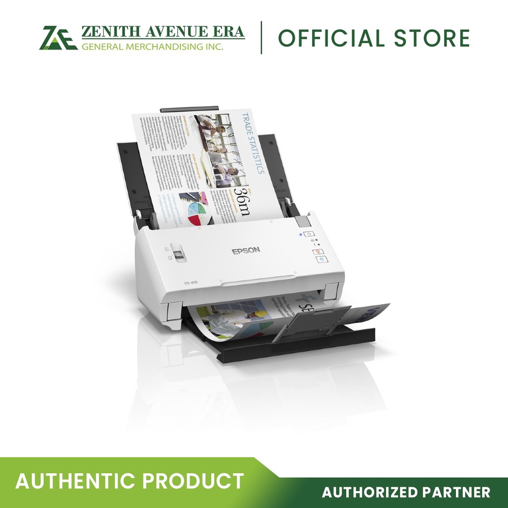 Epson WorkForce DS-410 A4 Duplex Sheet-fed Document Scanner | Shopee ...