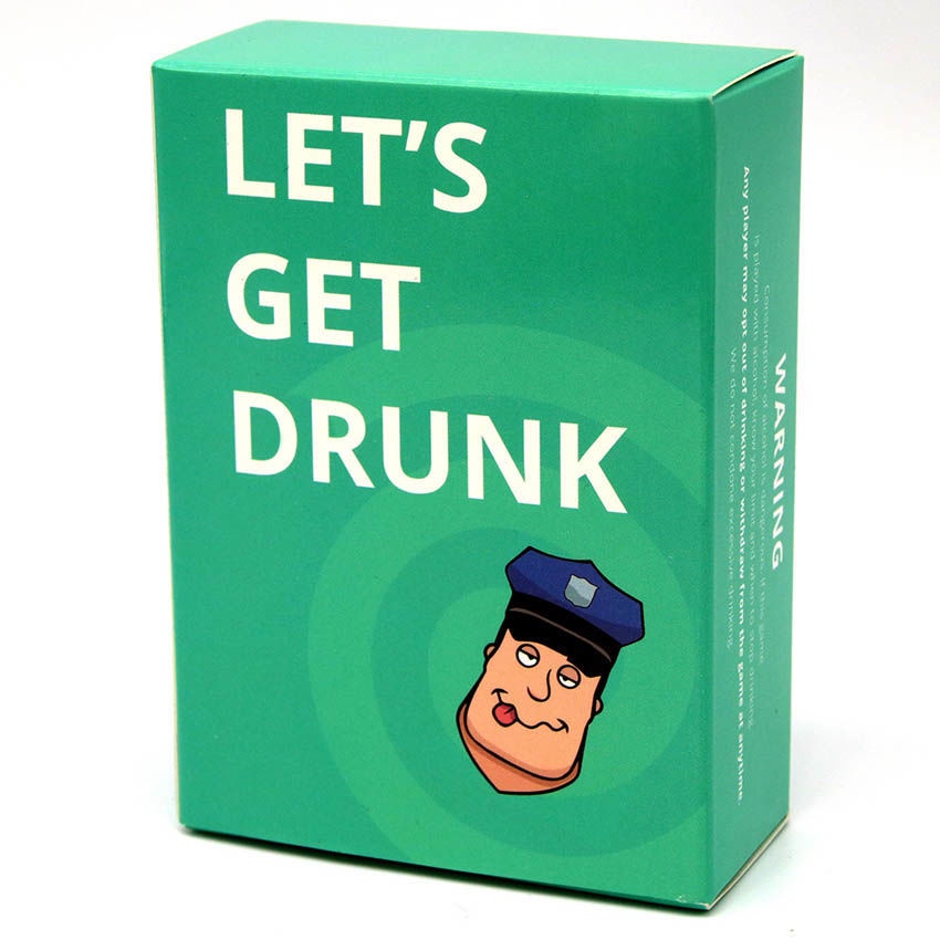 Let s Get Drunk Card Game English Board Game Party Props Party Games