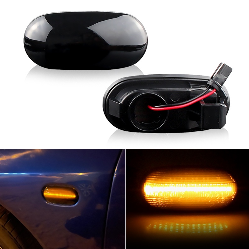 2Pcs Dynamic Side Marker Turn Signal Sequential Blinker Indicator ...