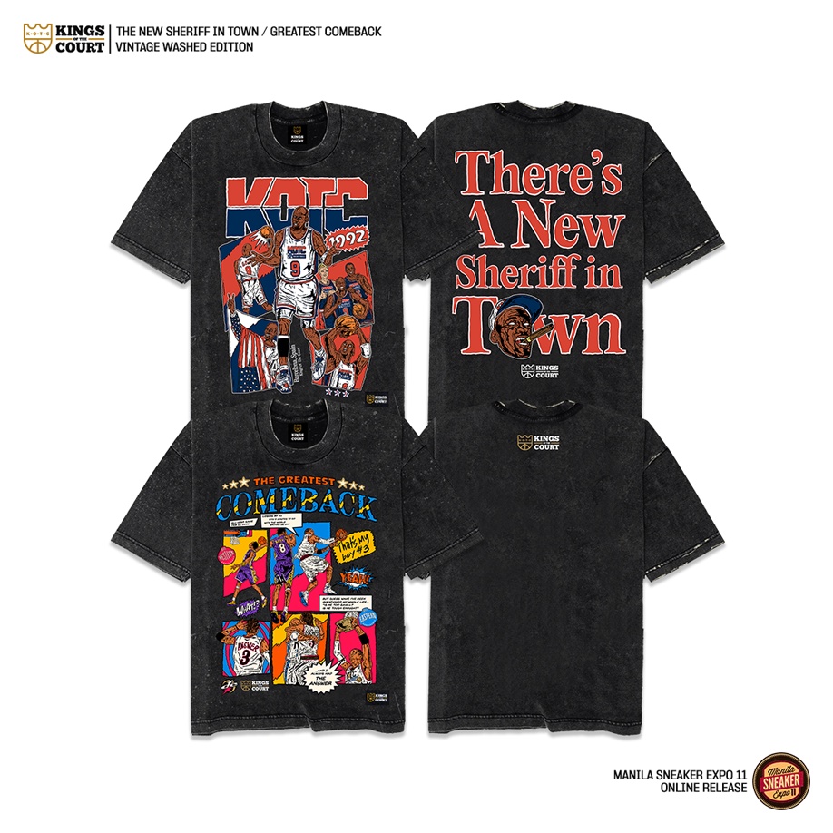 KOTC "The New Sheriff" & "Greatest Comeback" Vintage Washed T-Shirt in ...