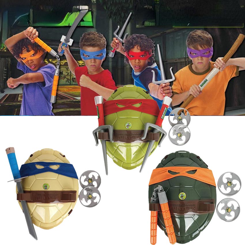 Anime Teenage Mutant Ninja Turtles Cosplay Turtles Armor Weapons Set ...
