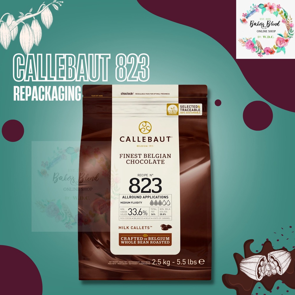 Callebaut 823 Milk Chocolate Callets (500g | 1kg) | Shopee Philippines