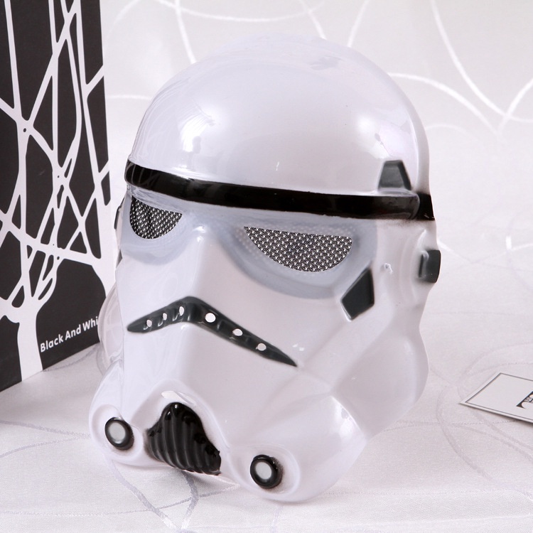 Star Wars Black Knight Mask Movie Theme White Soldier Clone Soldier ...