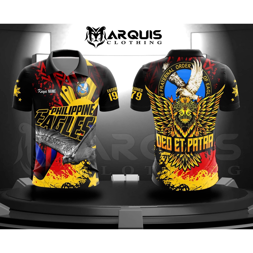 The Fraternal Order of Eagles - Polo Shirt Full Sublimation | Shopee ...