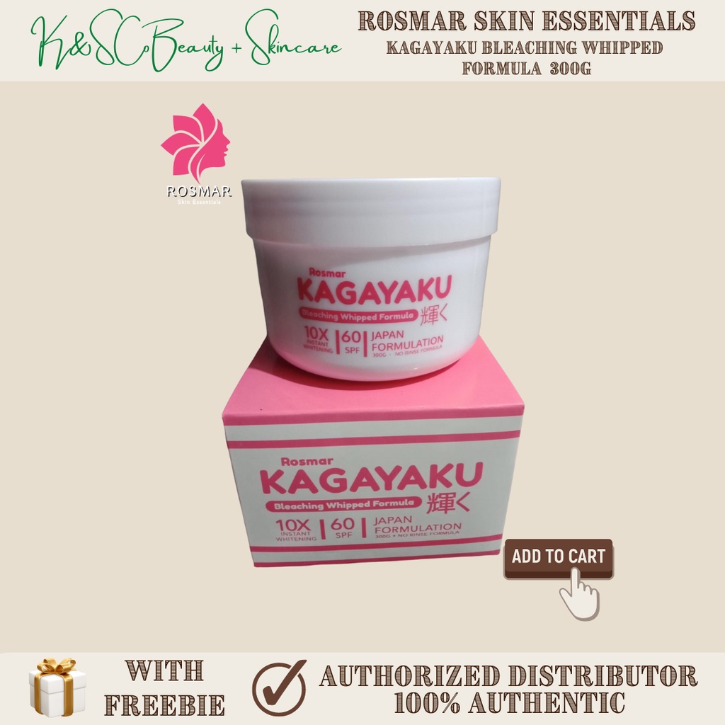(COD + Freebie) Rosmar Bleaching Whipped Formula | 300g | Shopee ...