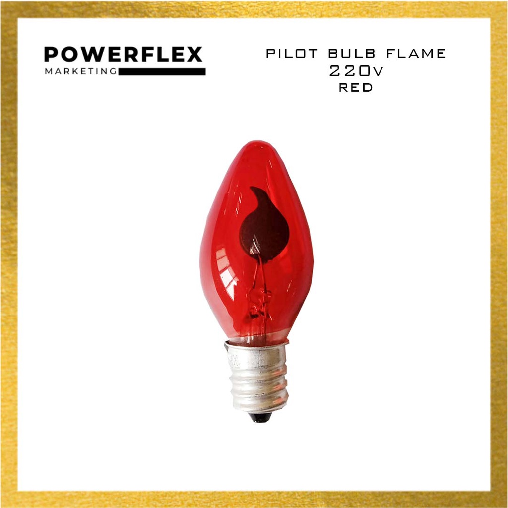Pilot Bulb: 2 pcs. 220V Flame Red/Clear | Shopee Philippines