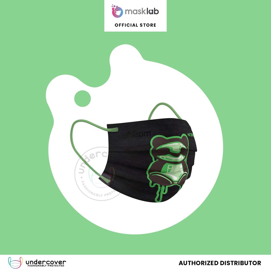MASKLAB - Undercover Mask PH - Adult Surgical Vivienne Tam Melting Panda (1 pc) | Shopee Philippines