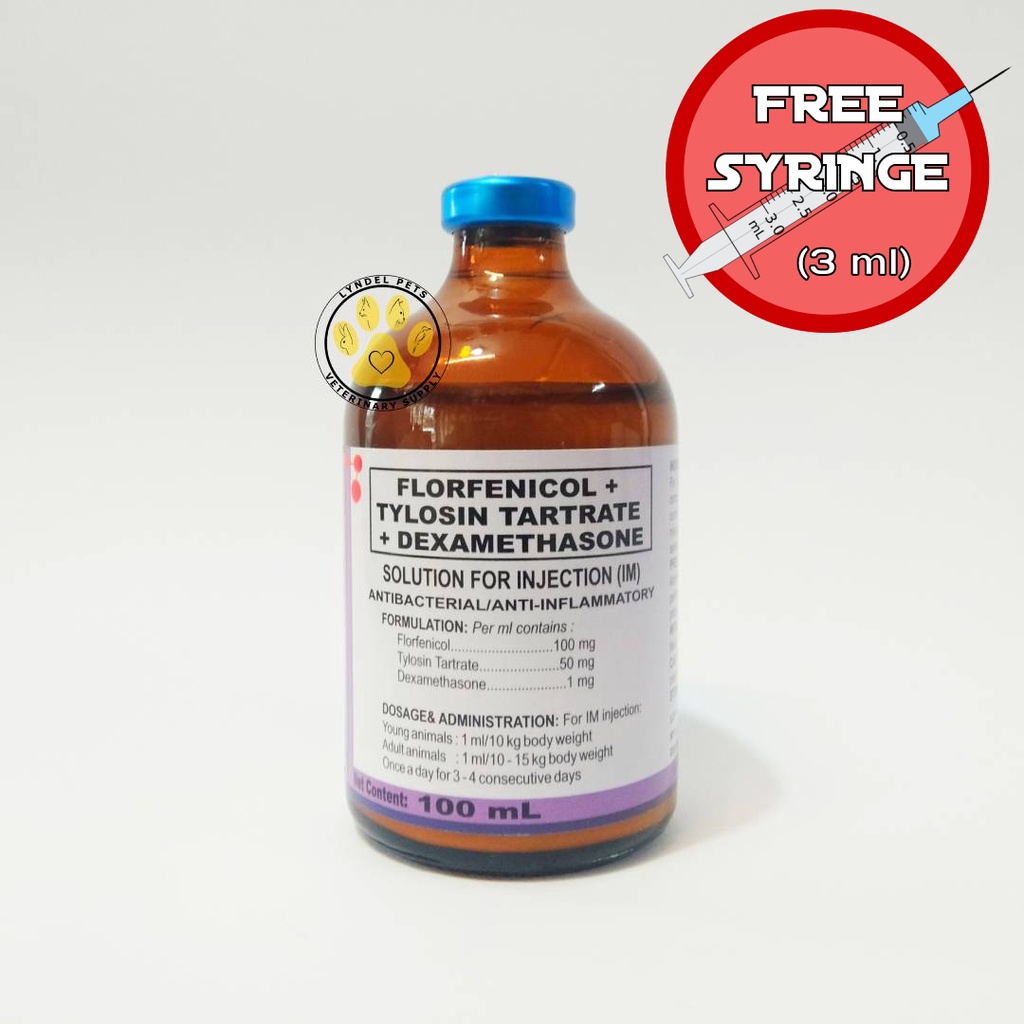 Nutrivet FTD 100 ml (Florfenicol + Tylosin Tartrate + Dexamethasone ...