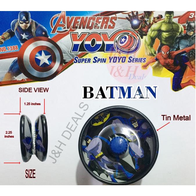 Wholesale \ Paninda \ Yoyo Metallic Avengers / Batman Characters ...