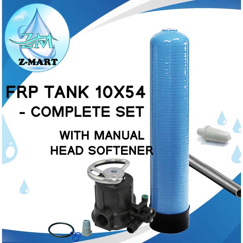 FRP TANK 10x54 With Manual head (softener or Valve) | Shopee Philippines