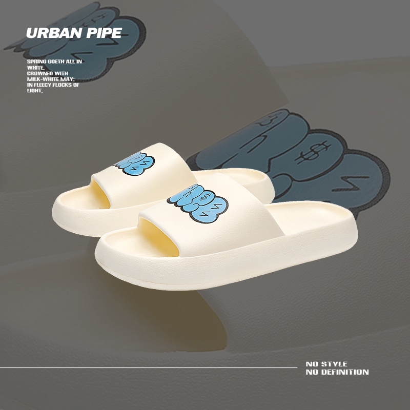 URBANPIPE Light Non-Slip Slides Slippers For Women Fashionable Comfy ...