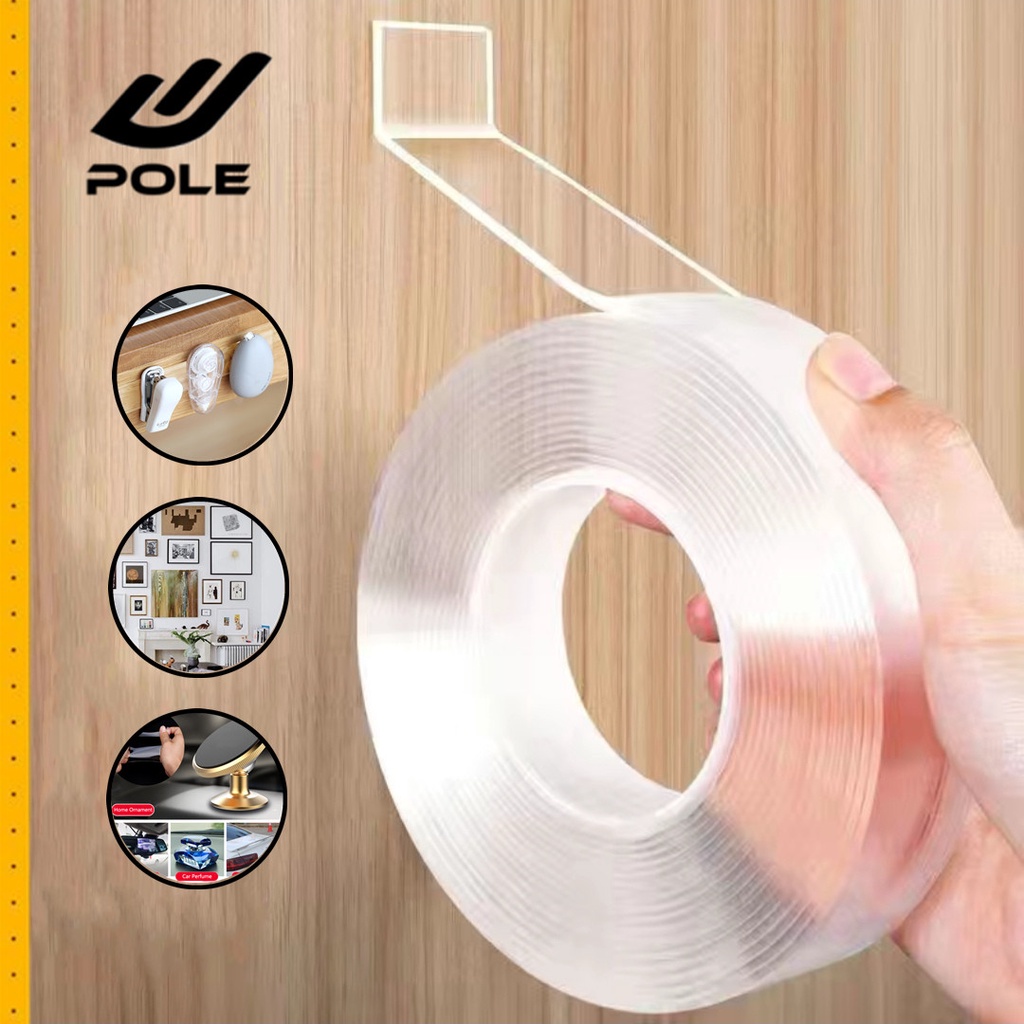 Double-sided tape 1M 3M 5M nano tape Double-sided tape Multi-functional strong sticky non ...