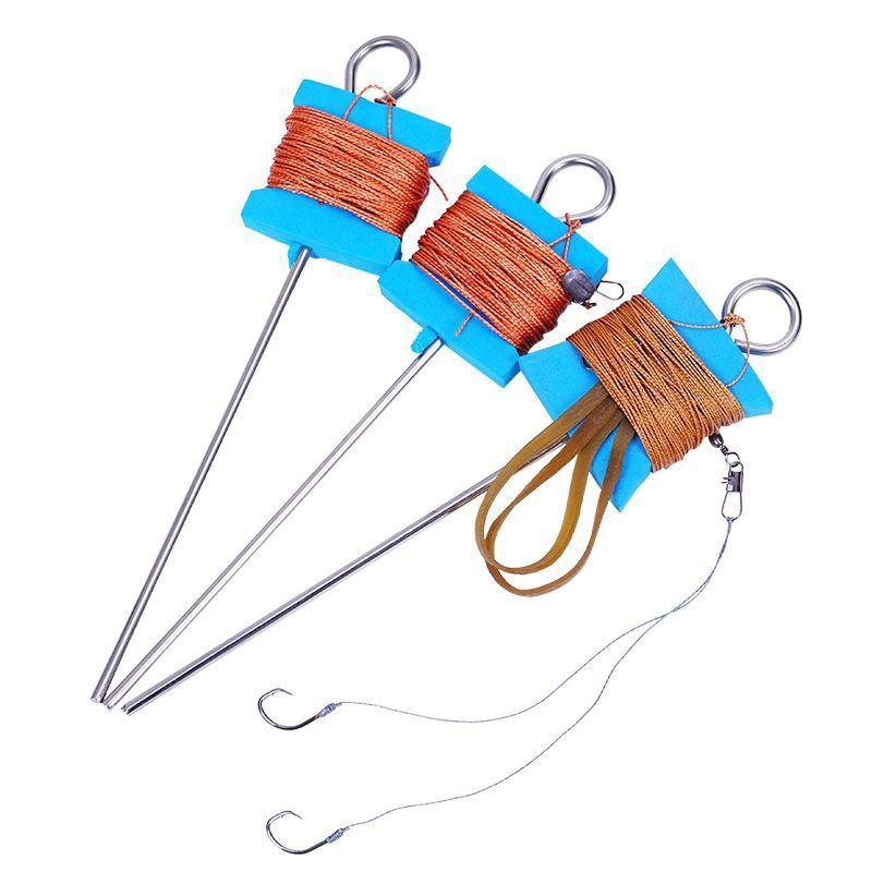 Turtle hook fishing group lengthened 10m line, stainless steel ground ...