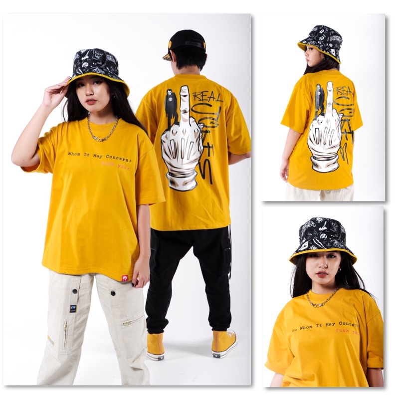 Real Jokes Clothing To Whom (Mustard) | Shopee Philippines
