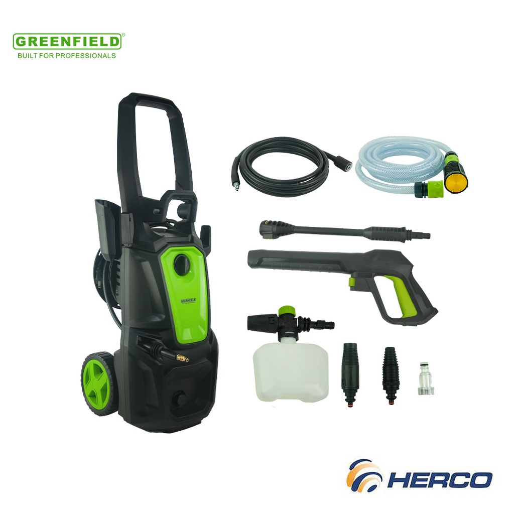 Greenfield Self Priming Pressure Washer 140bar (New & Improved ...