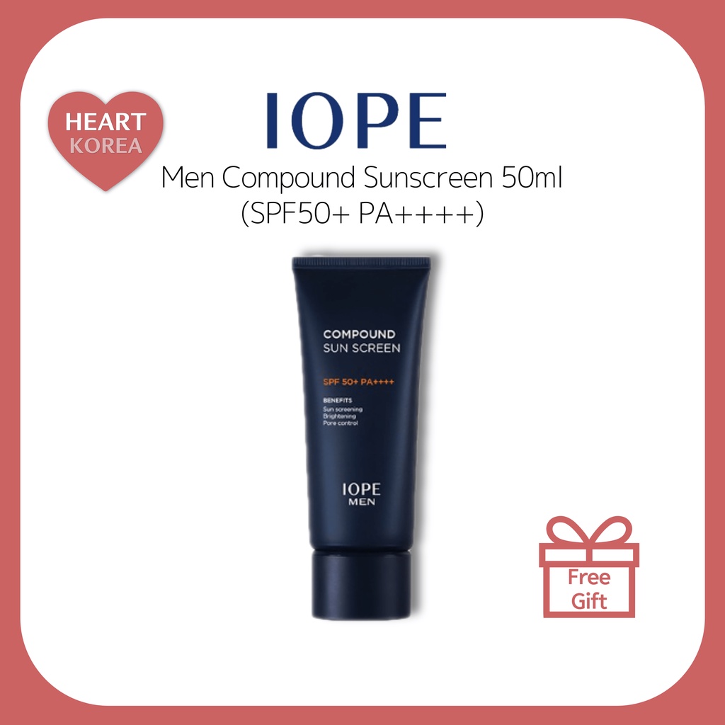 IOPE Men Compound Sunscreen 50ml (SPF50+ PA++++) sunscreen for men ...