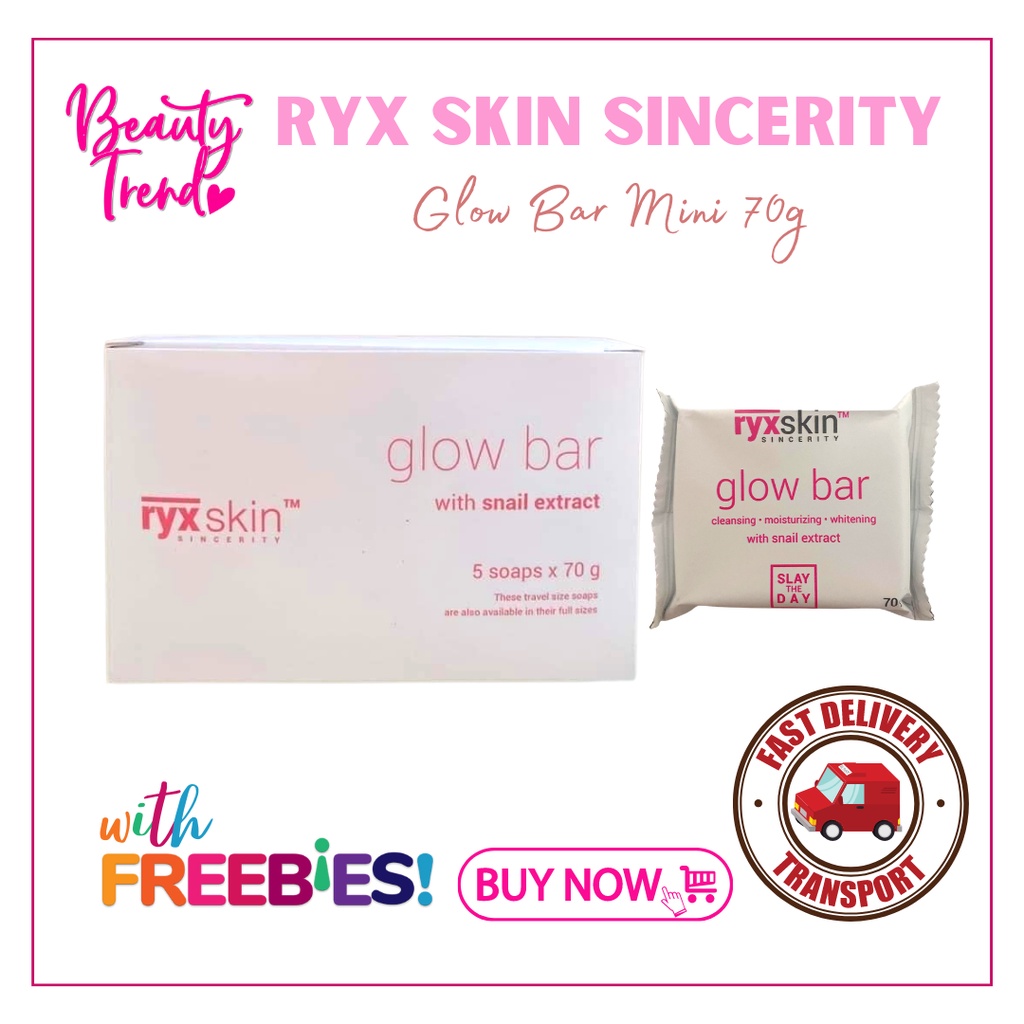 Ryx Skin Sincerity | Glow Bar Mini 70G with Snail Extract | Per Piece ...