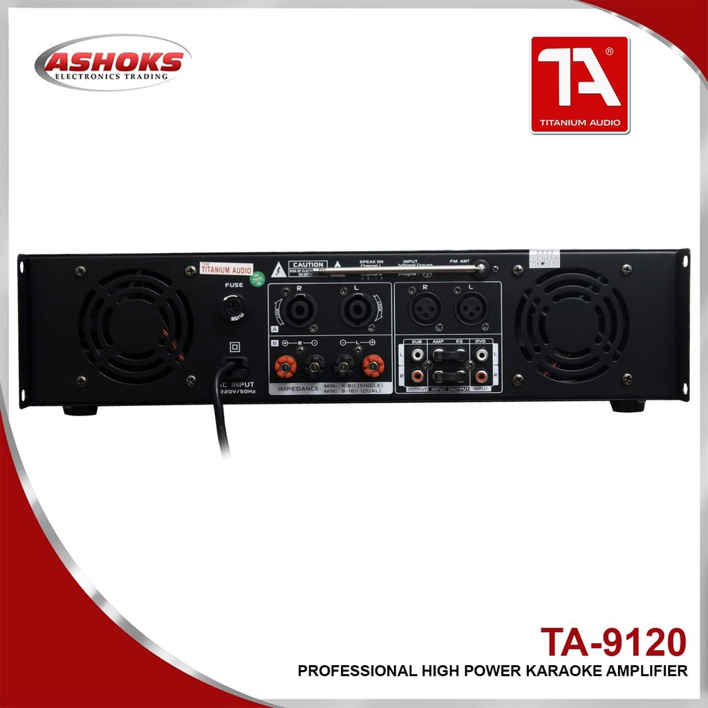 Titanium Audio TA-9120 Amplifier / 1800W / Professional High Power ...