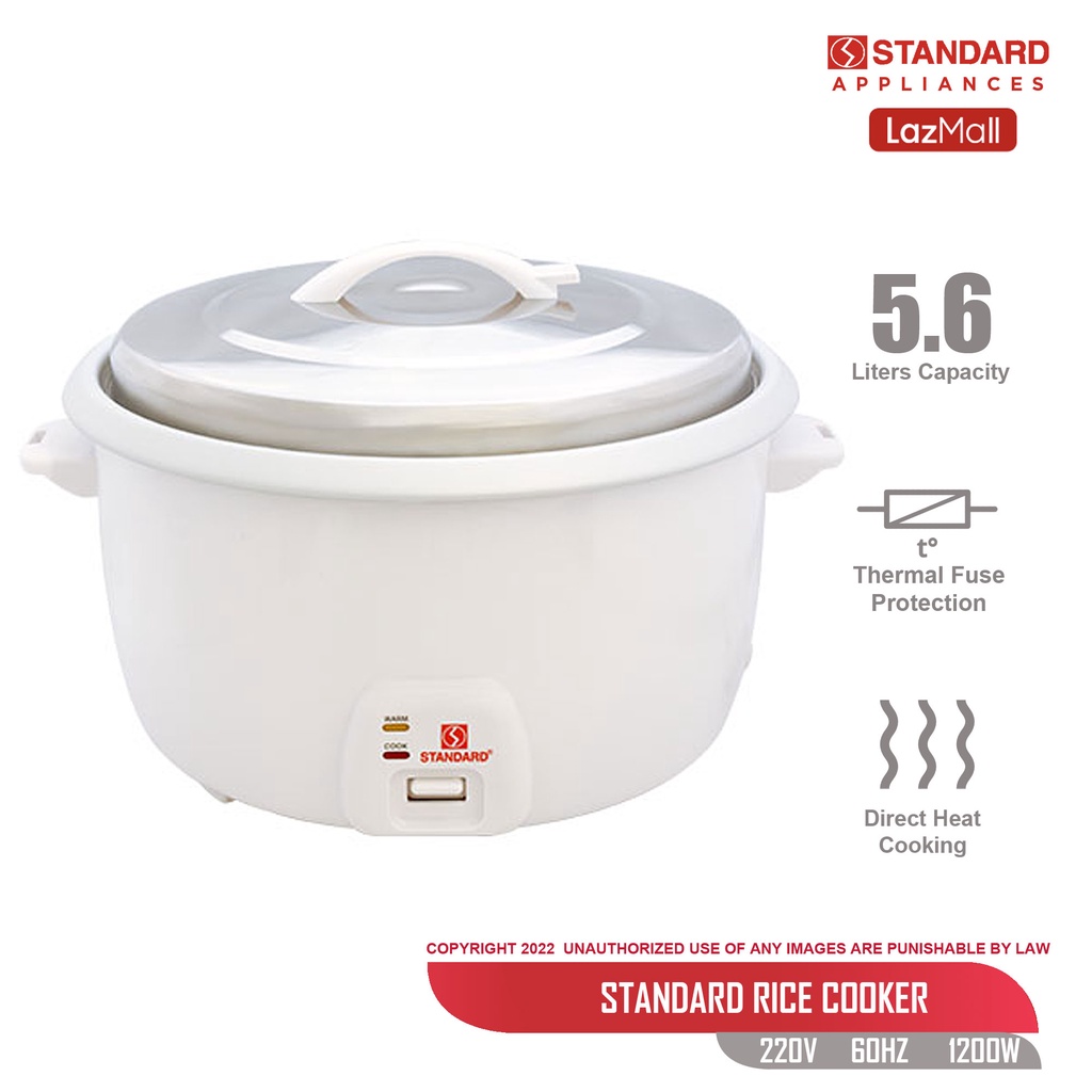 STANDARD SRC 30 Rice Cooker 1200W | Shopee Philippines