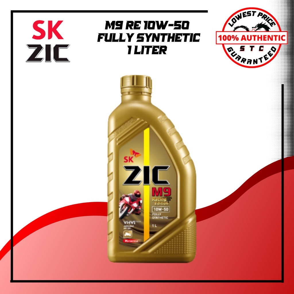 SK ZIC M9 4T 10W-50 Racing Edition Fully Synthetic Motorcycle Engine ...