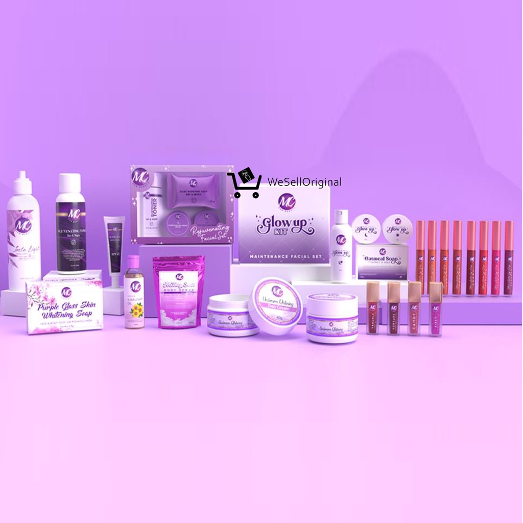 MC Products: Rejuvenating Set, Glow up Set, Underarm Whitening Cream ...
