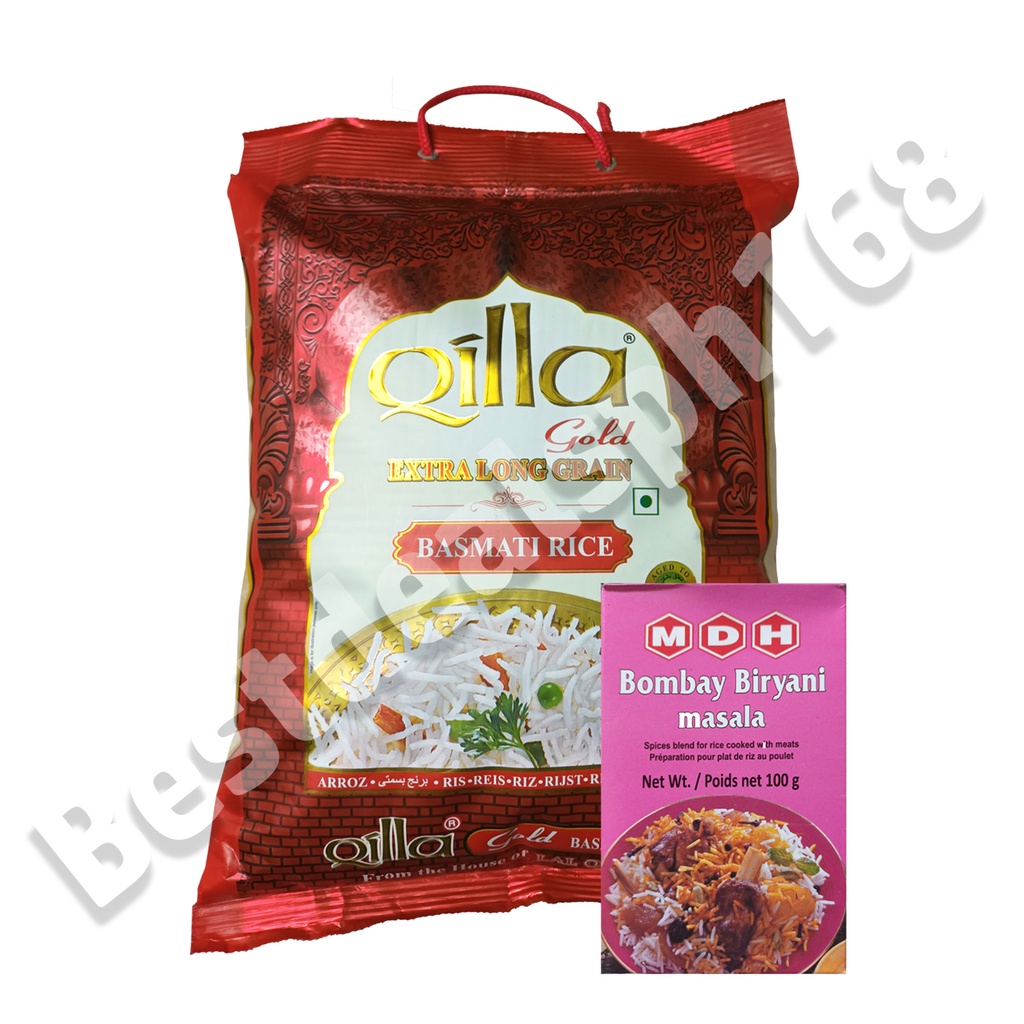 Lal Qilla Gold / Excel Extra Long Grain Basmati Rice 5KG | Shopee ...
