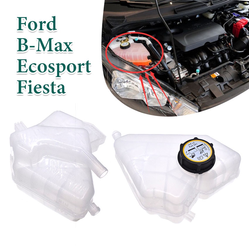 Ford Fiesta/Ecosport Coolant Tank With Cap White Water Tank For Fiesta ...