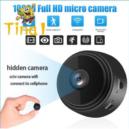 A9 CCTV camera wifi connected to cellphone mini camera security camera ...