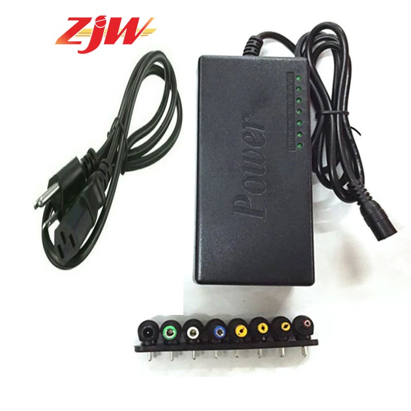 ZJW 96W Universal Power Supply Charger 8 Tips For PC Laptop AC/DC Power ...