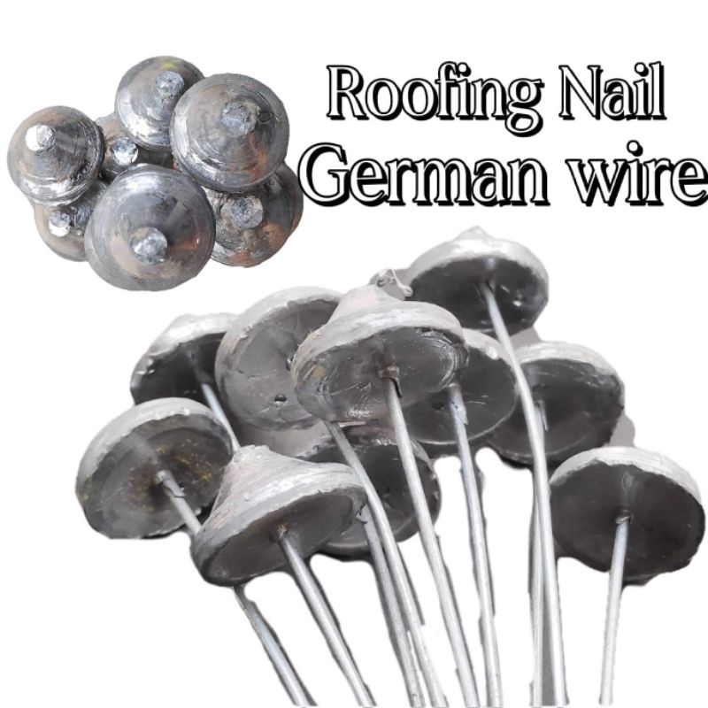 Roofing Nail German Wire Langgueta Fastener Per Pcs | Shopee Philippines