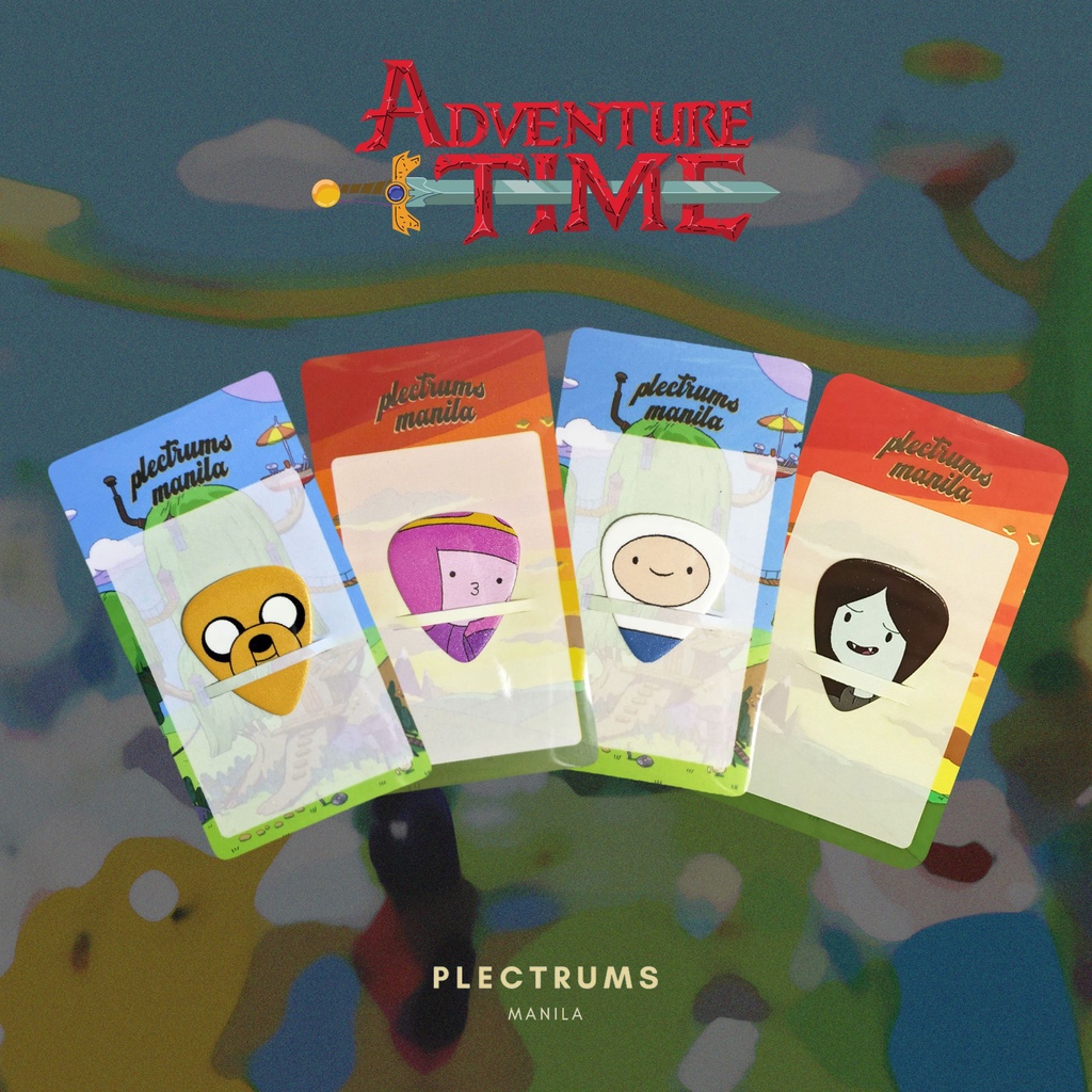 Adventure Time Guitar Picks 0.71mm | Finn, Jake, Princess Bubblegum ...