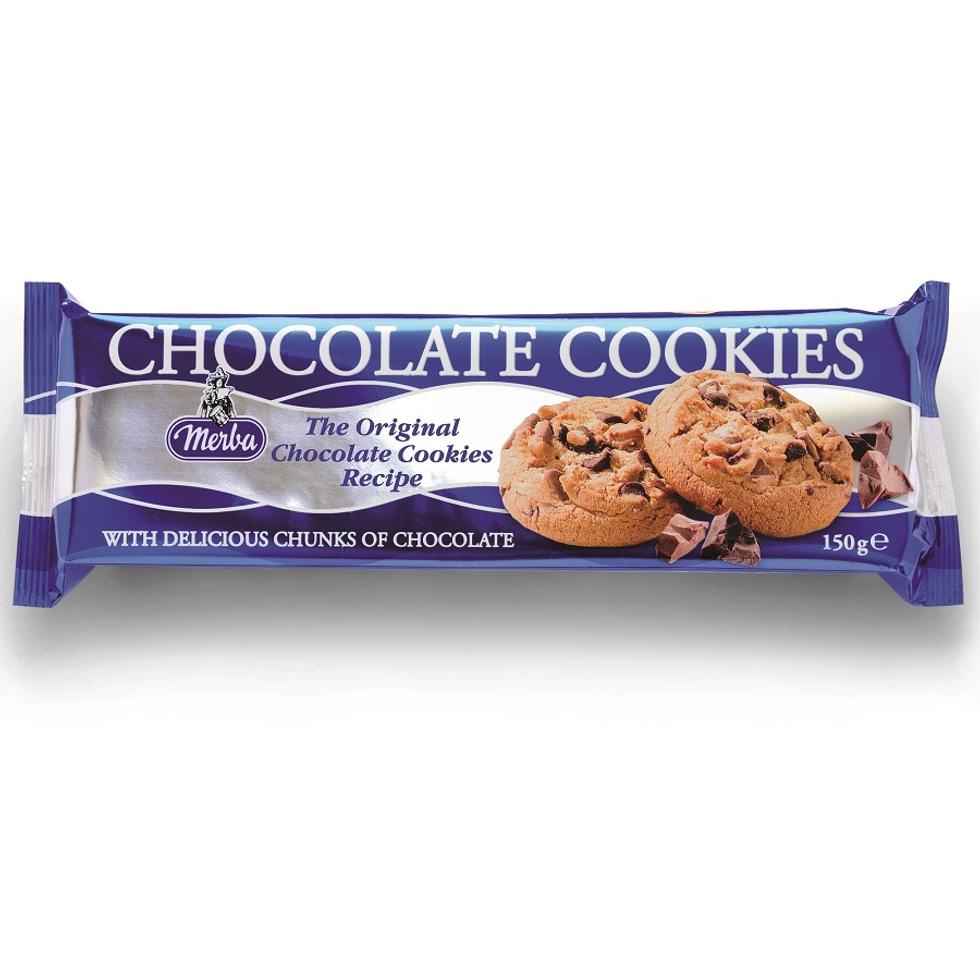 Merba Chocolate Cookies Original 150g | Shopee Philippines