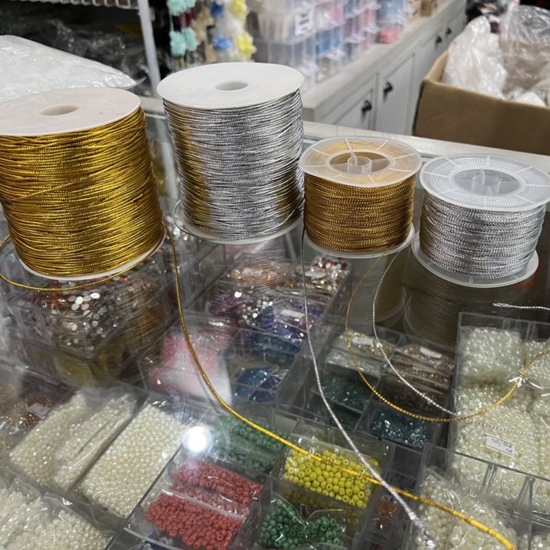 Metallic String Tinsel String for Souvenier (Per 10 yards) | Shopee ...