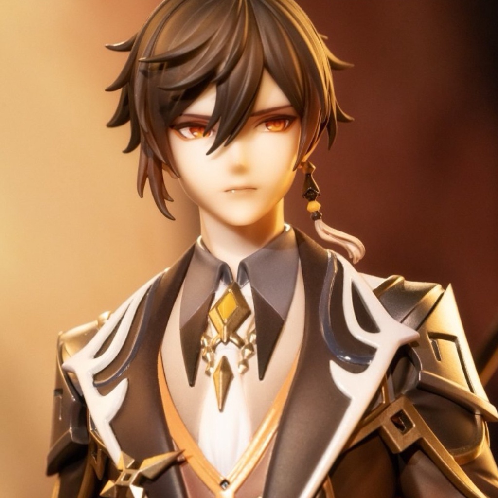 Zhongli New Figure Game Genshin Impact Figurine Zhong Li Model Figural ...
