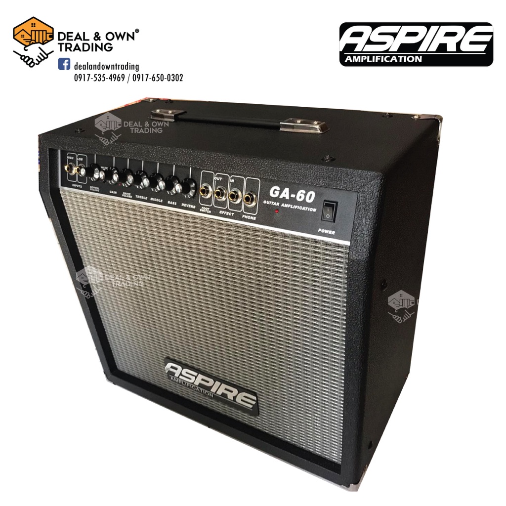 Aspire GA-60 Electric Guitar Amplifier 60 Watts | Shopee Philippines