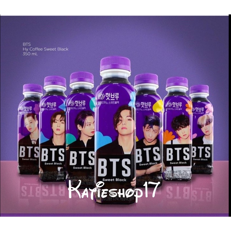 BTS Coffee Cold Brew Americano Sweet Black Coffee (Purple 350ml ...