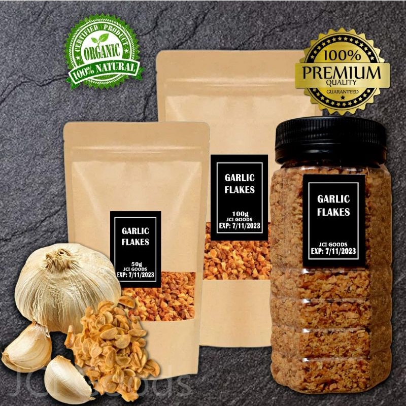 GARLIC FLAKES Herbs and Spices 200ml/100g/50g | Shopee Philippines