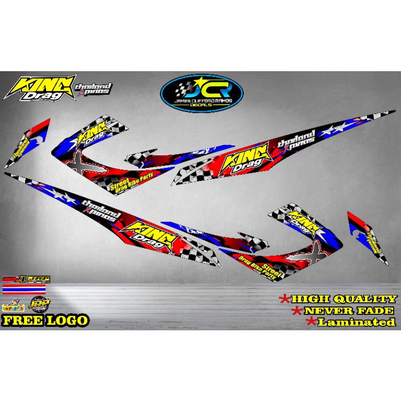 Raider 150 Carb KingDrag Design Stock Decals Sticker | Shopee Philippines