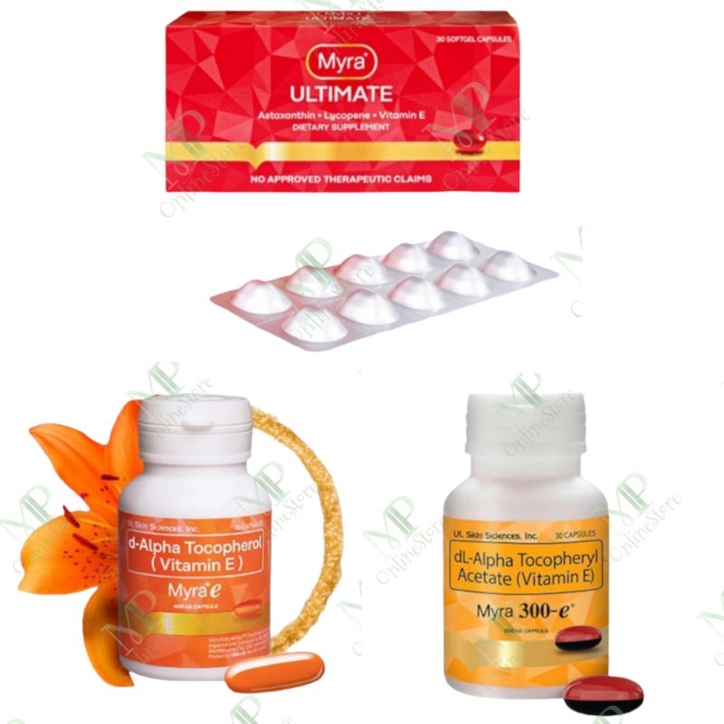 Myra E Vitamins - Myra Ultimate, Myra 400e, Myra 3ooe | Shopee Philippines